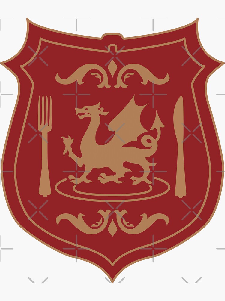 "Dungeon Logo (Ideal ver.) | Dungeon Meshi casual tee" Sticker for Sale ...