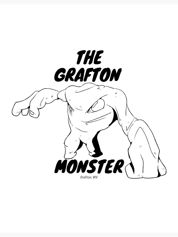 "The Grafton Monster" Poster by CleverCryptid | Redbubble