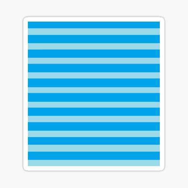 "dark and light blue stripes" Sticker for Sale by Madamredheart0 ...
