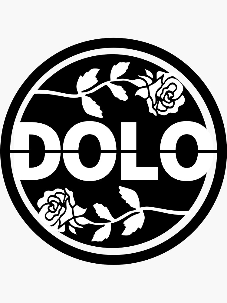 "DOLO ROSE" Sticker for Sale by DOLOMERCH | Redbubble