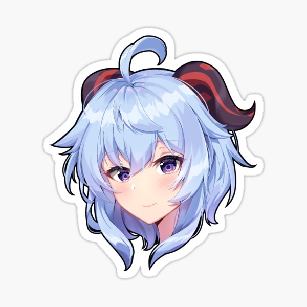 "Ganyu Genshin Impact" Sticker for Sale by ShopAWaifu | Redbubble
