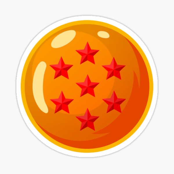 "7 Star Dragon Ball Sticker and Magnet (Dragon Ball)" Sticker by ...