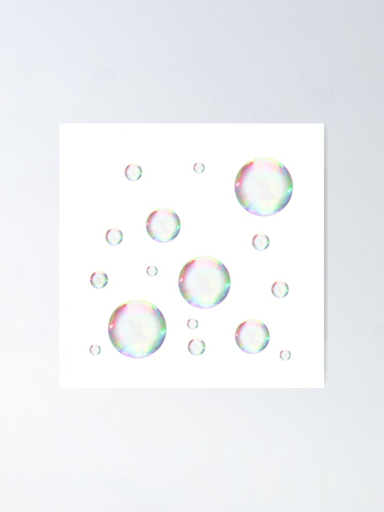 "Bubbles " Poster for Sale by vilipen | Redbubble