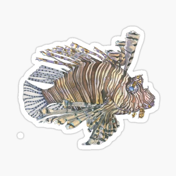 Lionfish Stickers | Redbubble