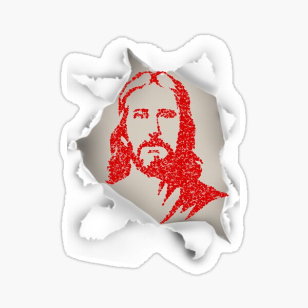 "Jesus Christ " Sticker for Sale by Philomena1954 | Redbubble