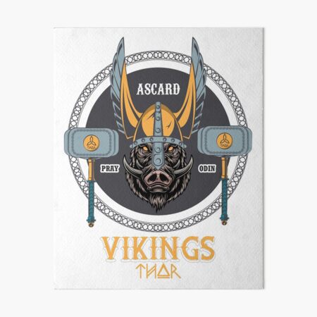 "Thor Vikings: Boar Thor-God of Thunder" Art Board Print for Sale by ...