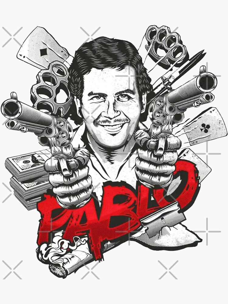 "Pablo" Sticker by SpiderFish | Redbubble