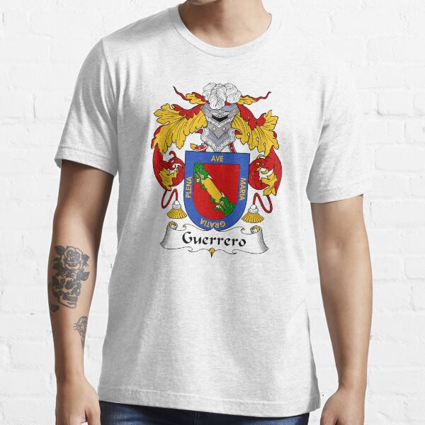 "Guerrero Coat of Arms/Family Crest" T-shirt for Sale by carpediem6655 ...