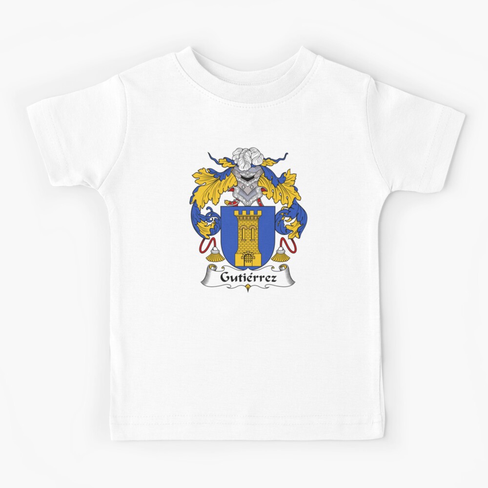 "Gutierrez Coat of Arms/Family Crest" Kids T-Shirt for Sale by ...