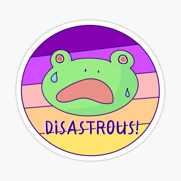 "Disaster Trixic Pride" Sticker by ForTheFrogWar | Redbubble