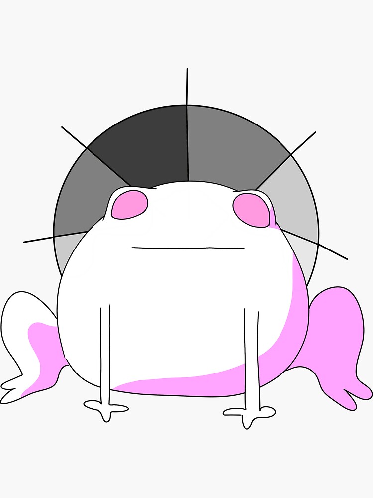 "Demigirl God Frog" Sticker for Sale by ForTheFrogWar | Redbubble
