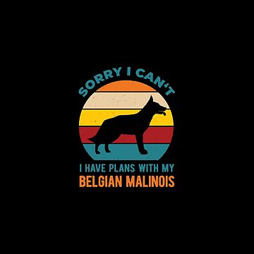 "Funny Belgian Malinois" Art Print for Sale by artworkbyrihen | Redbubble