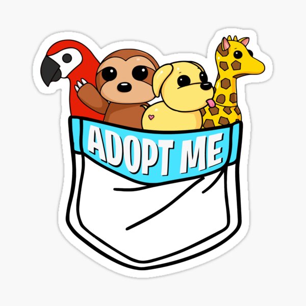 Parrot Adopt Me Stickers | Redbubble