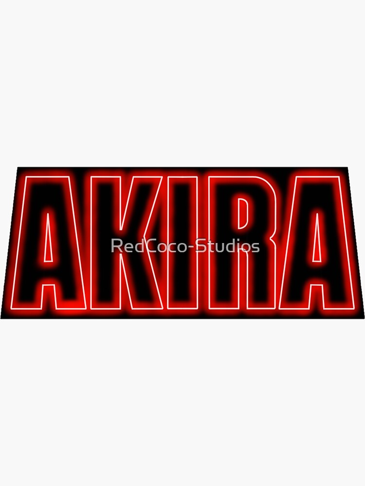 "AKIRA: Neon Lights" Sticker for Sale by RedCoco-Studios | Redbubble