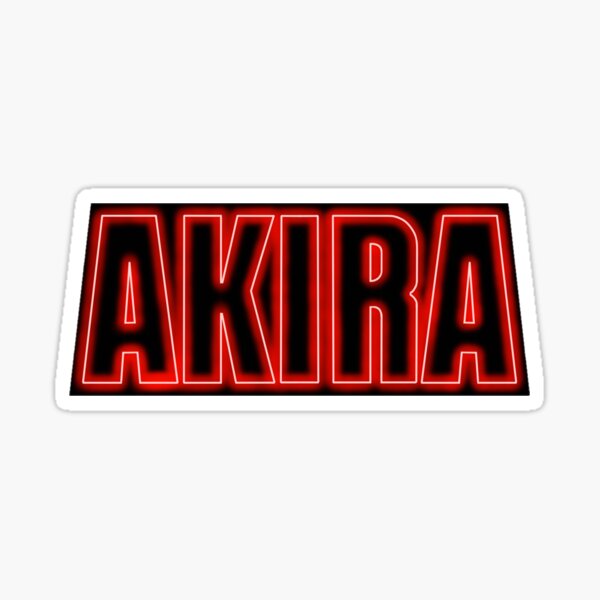 "AKIRA: Neon Lights" Sticker for Sale by RedCoco-Studios | Redbubble