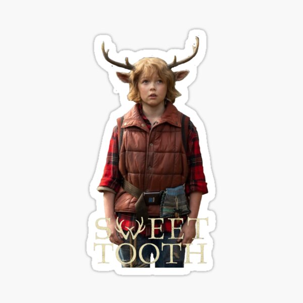 "Sweet Tooth from Netflix" Sticker for Sale by ZephyrPrints | Redbubble