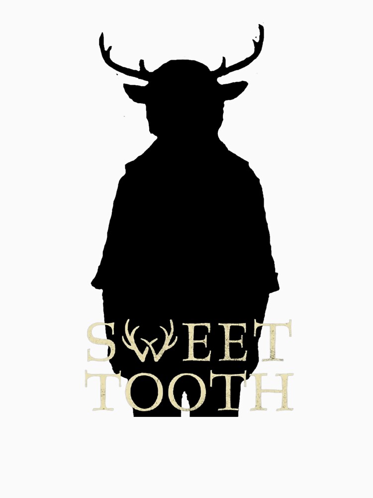 "Sweet Tooth Outline and logo from netflix" T-shirt for Sale by ...