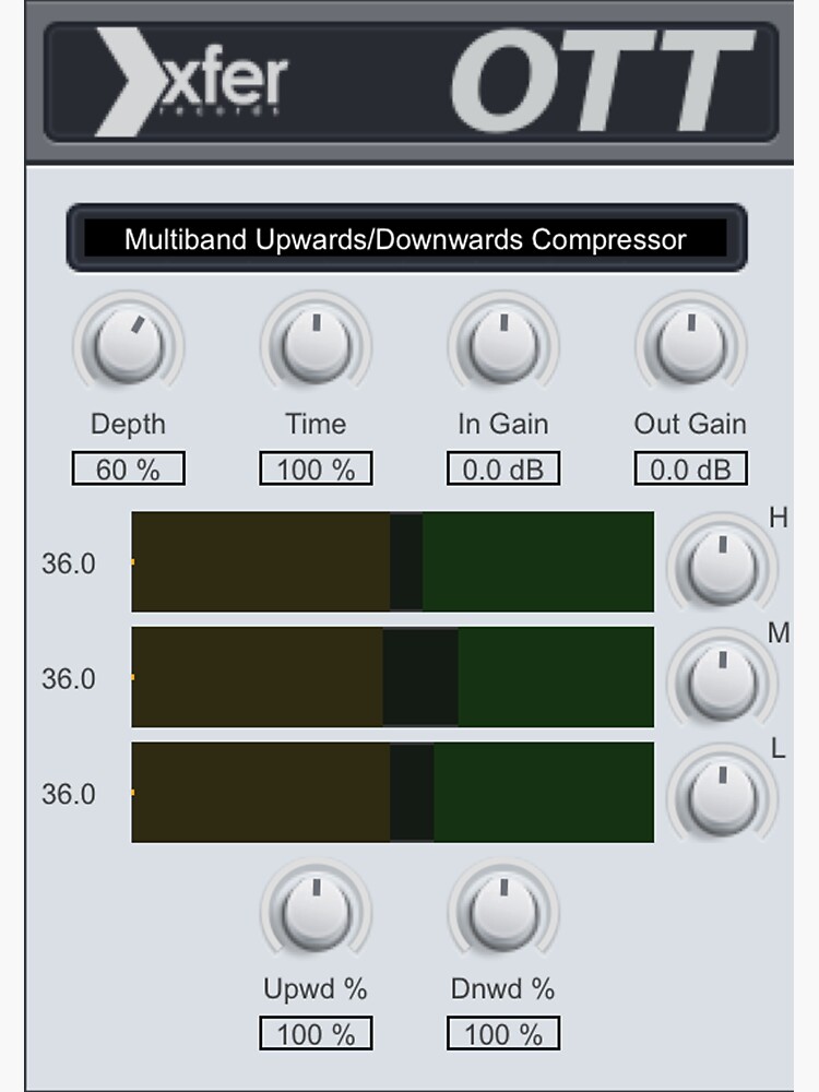 "Xfer OTT Plugin" Sticker for Sale by LiteNin | Redbubble