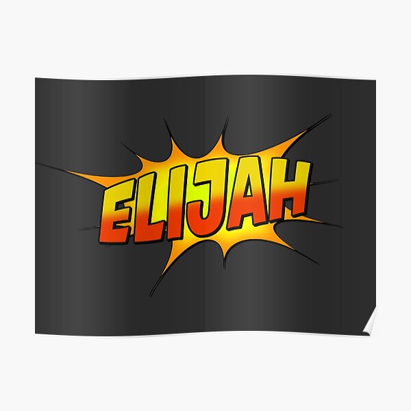 "Elijah" Poster for Sale by rogue-design | Redbubble