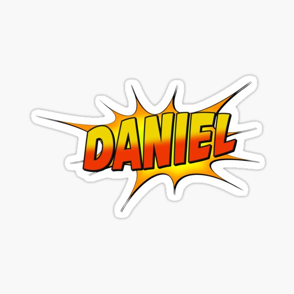"Daniel" Sticker for Sale by rogue-design | Redbubble