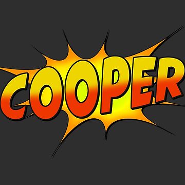 "Cooper" Sticker for Sale by rogue-design | Redbubble