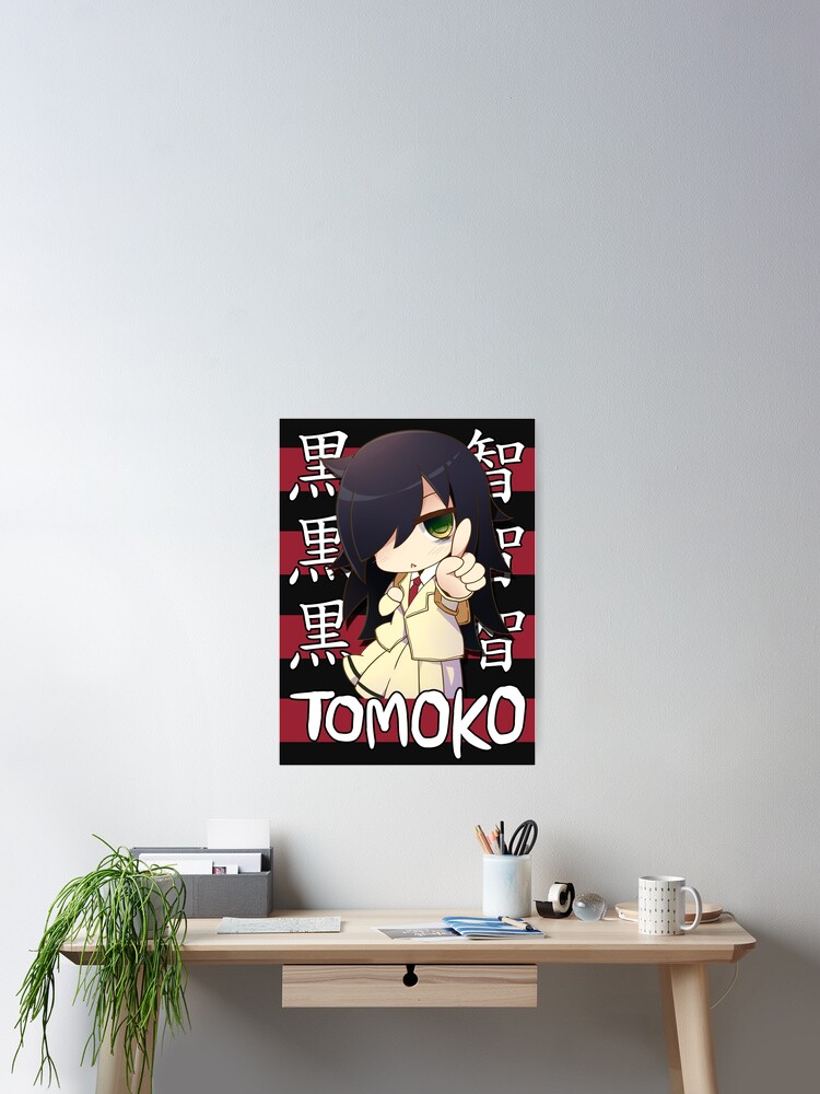 "Tomoko Kuroki - WataMote Anime" Poster for Sale by Leomordd | Redbubble