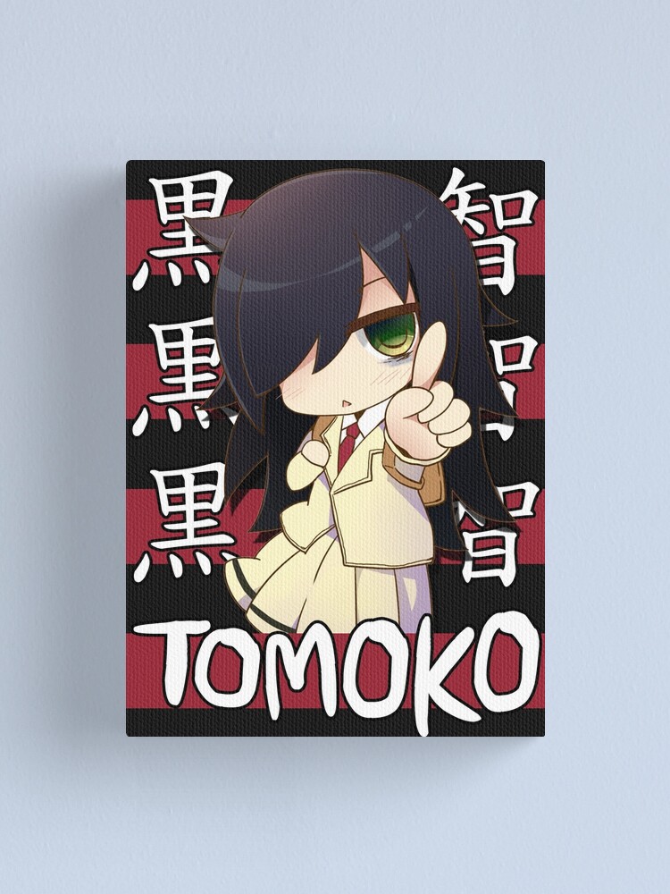 "Tomoko Kuroki WataMote Anime Aesthetic Japanese Manga" Canvas Print by ...
