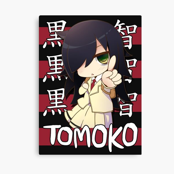 "Tomoko Kuroki WataMote Anime Aesthetic Japanese Manga" Canvas Print by ...