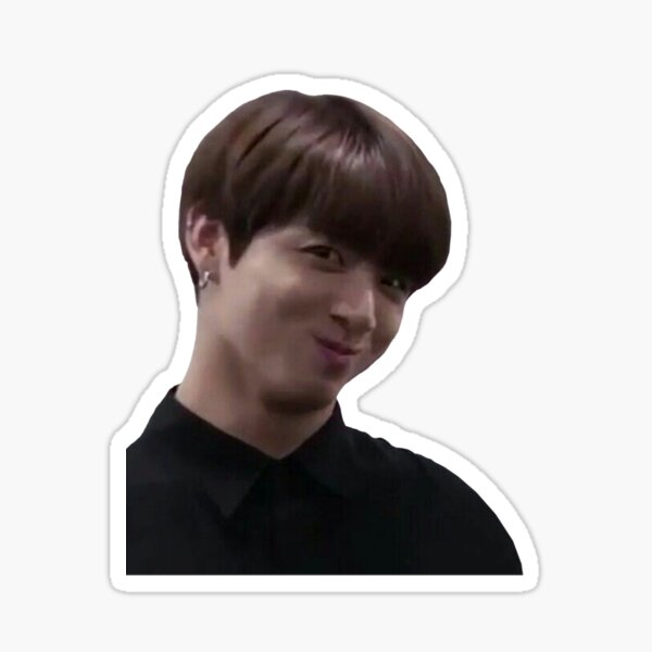 "Jungkook meme " Sticker by MelissaSaunders | Redbubble