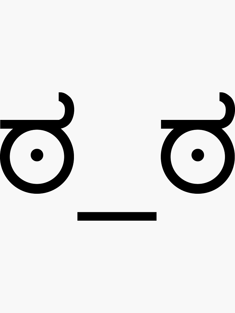 "Look of Disapproval Meme" Sticker for Sale by Cloud9hopper | Redbubble