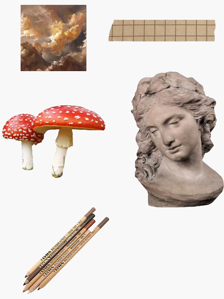 "Light Academia Sticker Pack" Sticker by PricklyPoppy | Redbubble