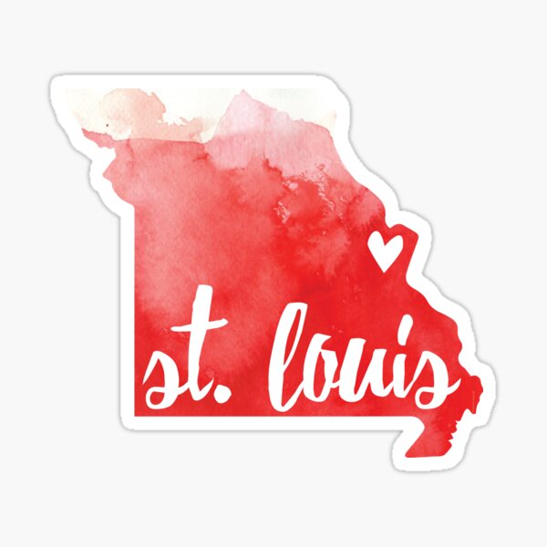 "St. Louis, Missouri " Sticker for Sale by gracehertlein | Redbubble