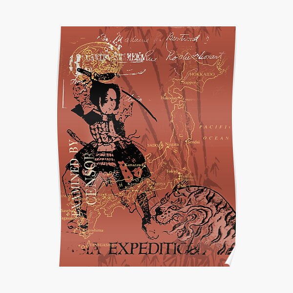 "samuria" Poster for Sale by arteology | Redbubble