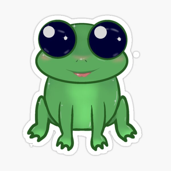 "Shiny Frog " Sticker by Atza | Redbubble