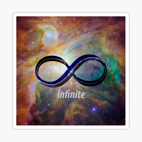 "Infinity Symbol" Sticker for Sale by creepyjoe | Redbubble