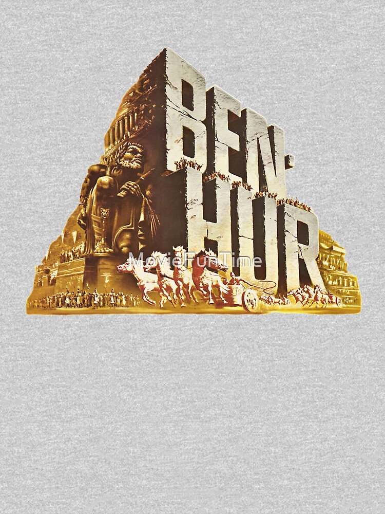 "Ben-Hur Movie Poster" T-shirt for Sale by MovieFunTime | Redbubble ...