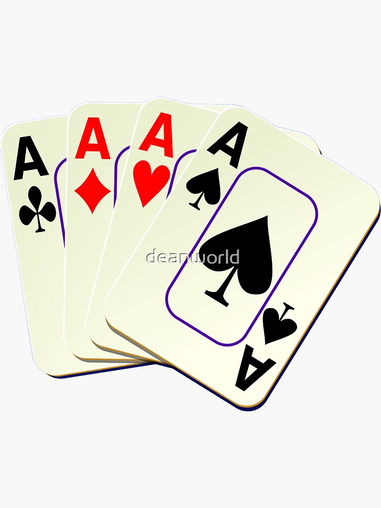 "Ace of Cards Dress" Sticker by deanworld | Redbubble