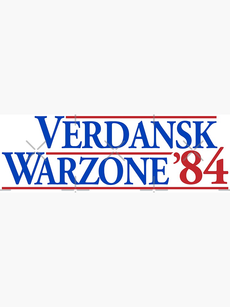 "Verdansk 84 Warzone" Sticker for Sale by creativearmory | Redbubble