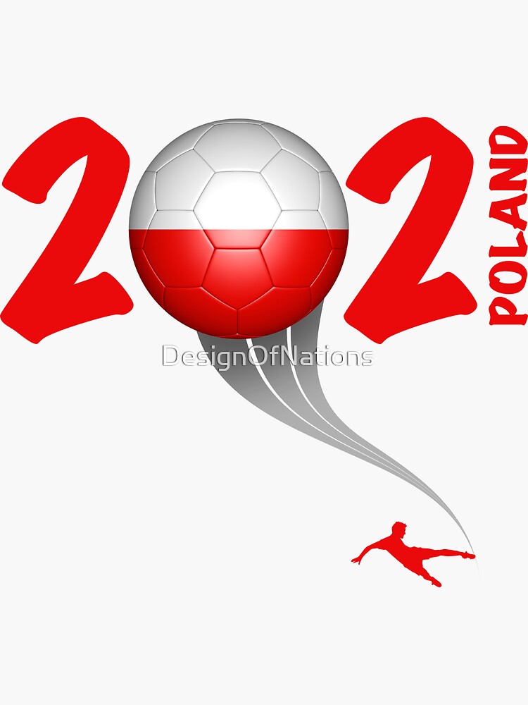 "Poland Euro Soccer 2021 logo" Sticker by toga1125 | Redbubble
