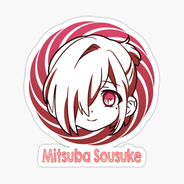 "Mitsuba Sousuke" Sticker for Sale by alfredoartes | Redbubble