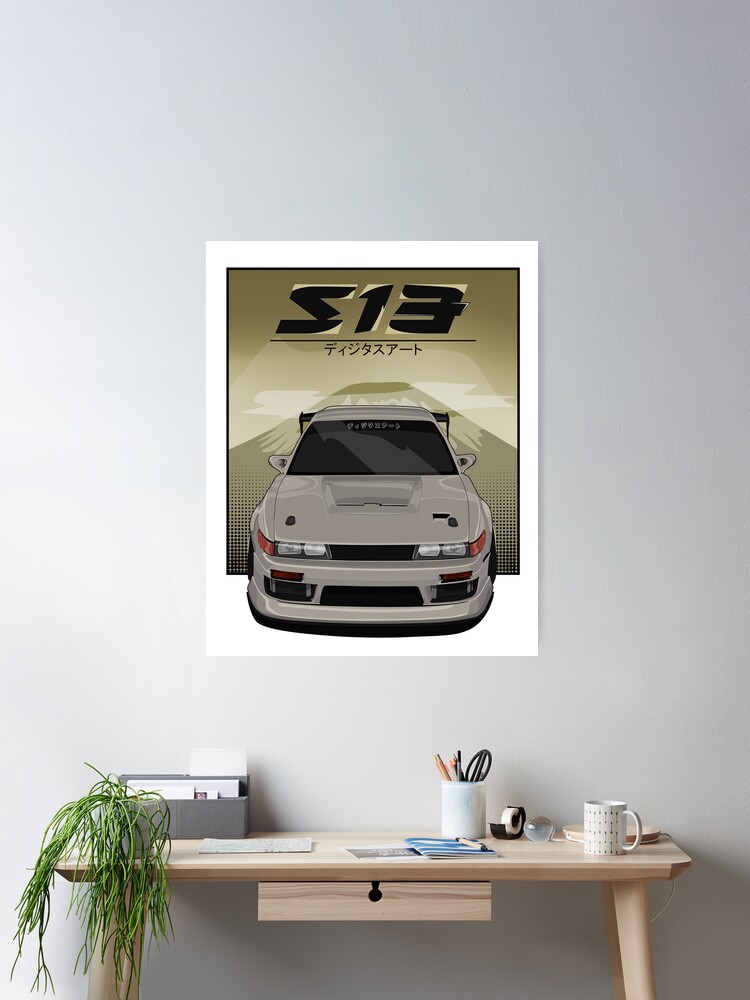 "Nissan S13 " Poster for Sale by . Radvilla | Redbubble
