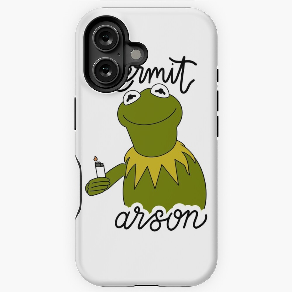 "Kermit Arson" Sticker for Sale by arodeheaver | Redbubble