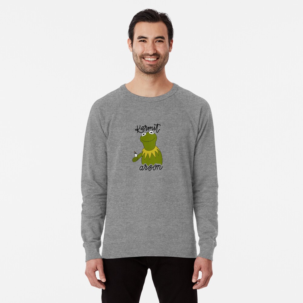 "Kermit Arson" Sticker for Sale by arodeheaver | Redbubble
