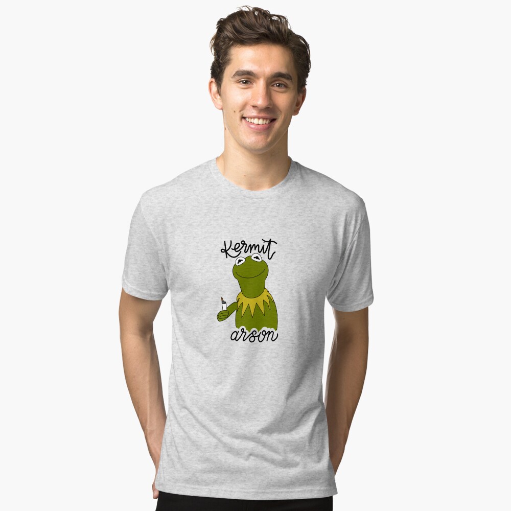 "Kermit Arson" Sticker for Sale by arodeheaver | Redbubble