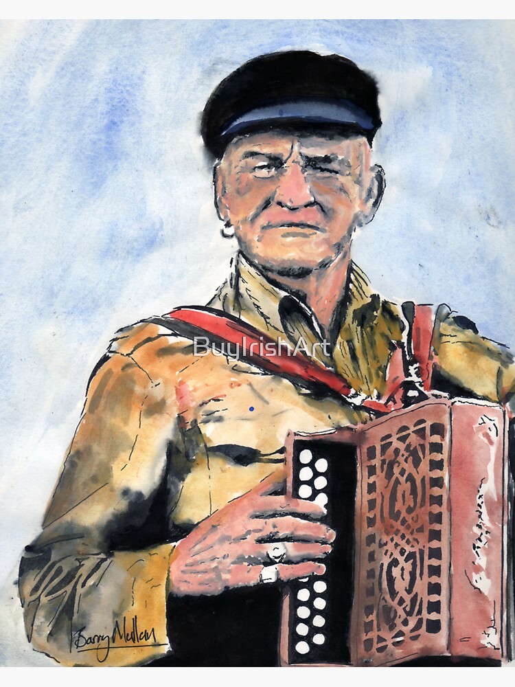"Patsy Dan Rodgers King of Tory Island | Accordion | Buy Irish Art ...