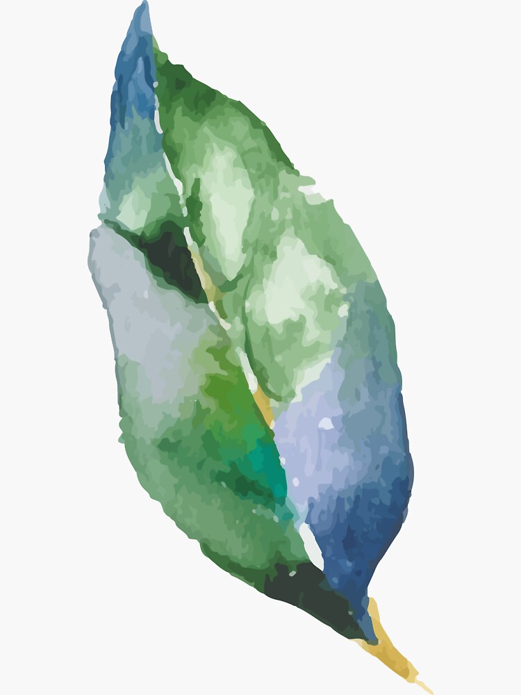 "BIG LEAF" Sticker for Sale by soloespresso | Redbubble