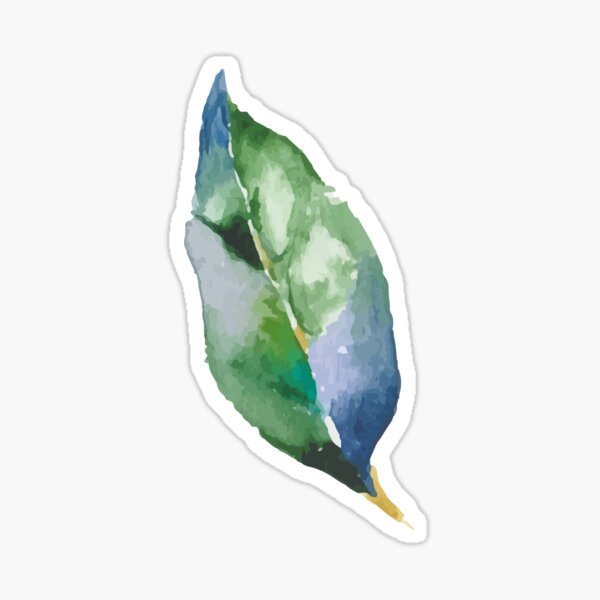 "BIG LEAF" Sticker for Sale by soloespresso | Redbubble