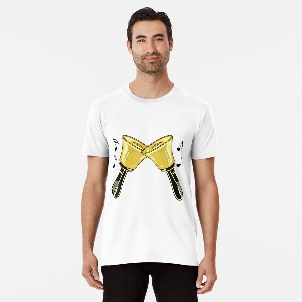 "Handbells with Music" Sticker for Sale by glide-products | Redbubble