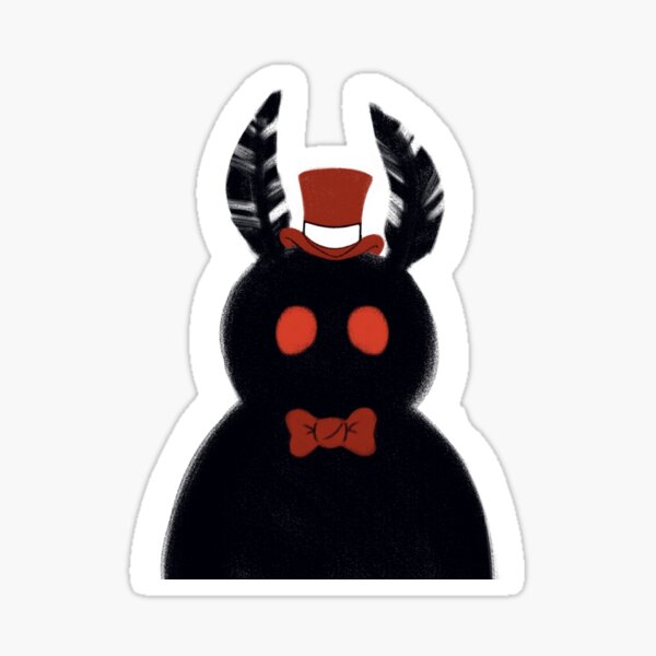"Fancy Mothman" Sticker for Sale by gryffin12 | Redbubble