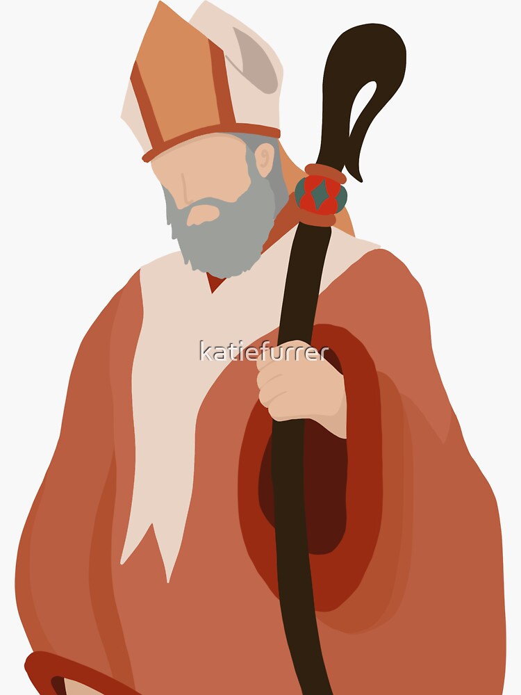 "Saint Augustine" Sticker for Sale by katiefurrer | Redbubble
